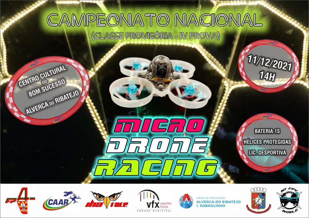 4 Prova Micro Drone Racing – 11 Dez 2021 – CAAR